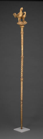 Baule prestige staff and Asante linguists staffs and Family staffs ...