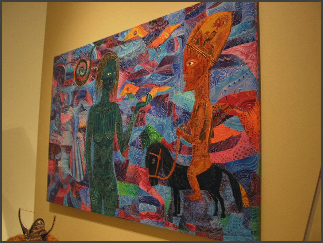 The new African Art Gallery in the Denver Art Museum expansion