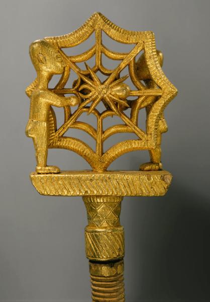 Baule prestige staff and Asante linguists staffs and Family staffs ...